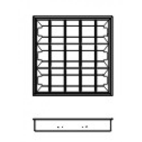 Mirror Optic Louver Fitting - Recessed Type