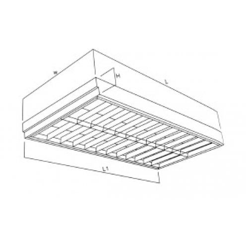 Double Parabolic Louver Fitting(VDU)