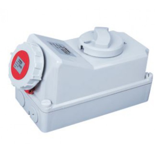 Industrial Interlocked Switch Socket A IP67