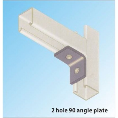 90D Angle Plate - 2 Hole