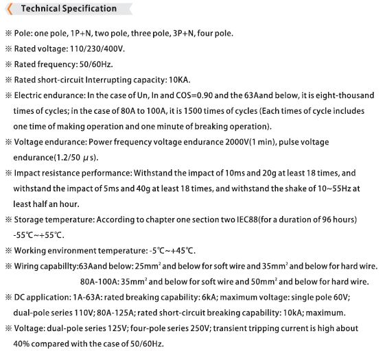 Mini Circuit Breaker